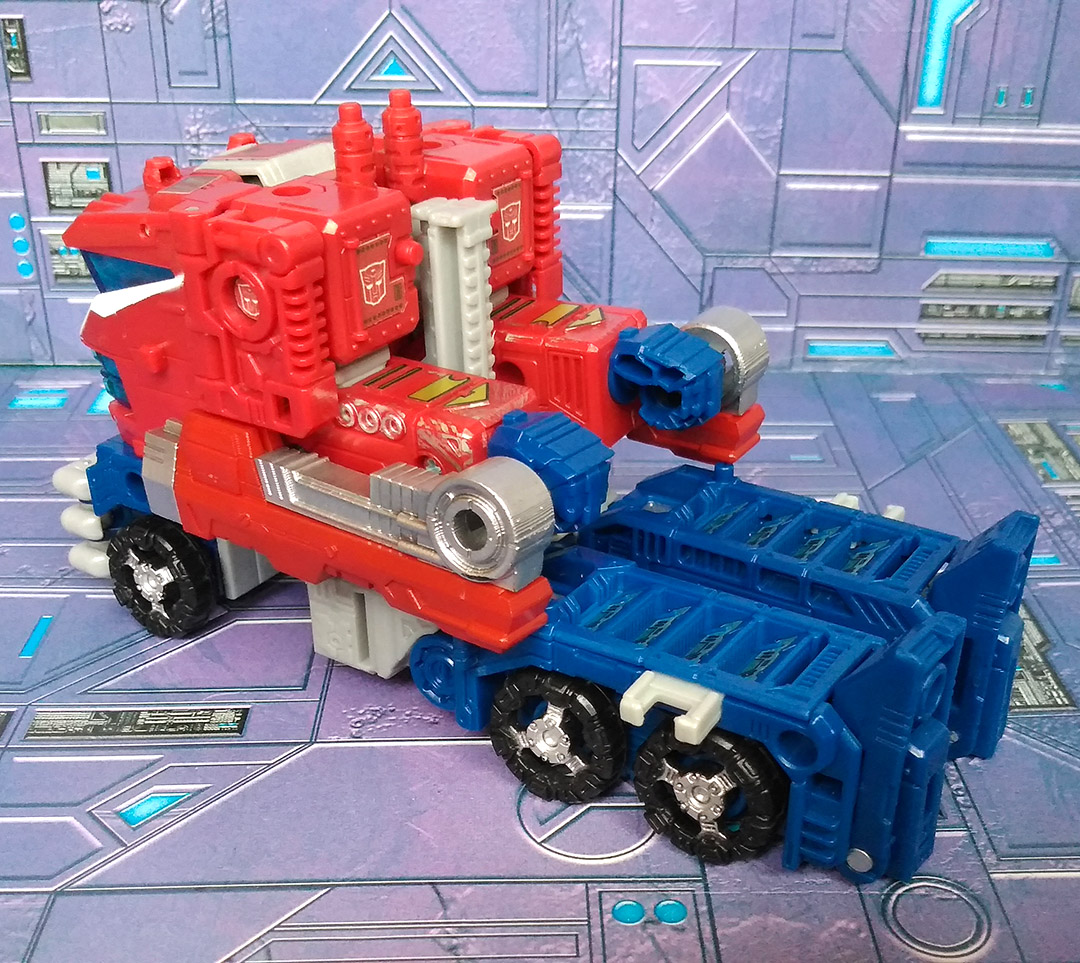 Siege Galaxy Upgrade Optimus Prime + Reprolabels + Upgrade Kit 115 ...