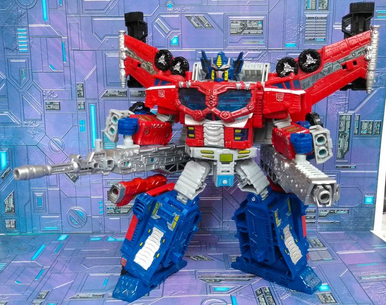 Siege Galaxy Upgrade Optimus Prime + Reprolabels + Upgrade Kit 115 ...