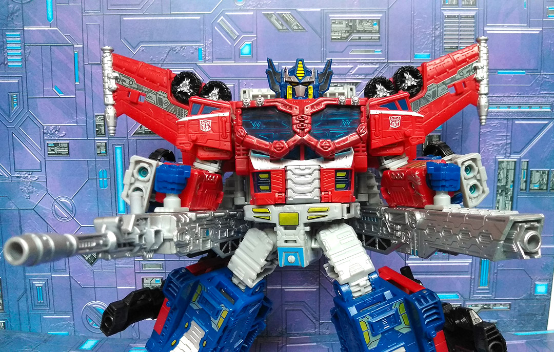 Siege Galaxy Upgrade Optimus Prime + Reprolabels + Upgrade Kit 115 ...