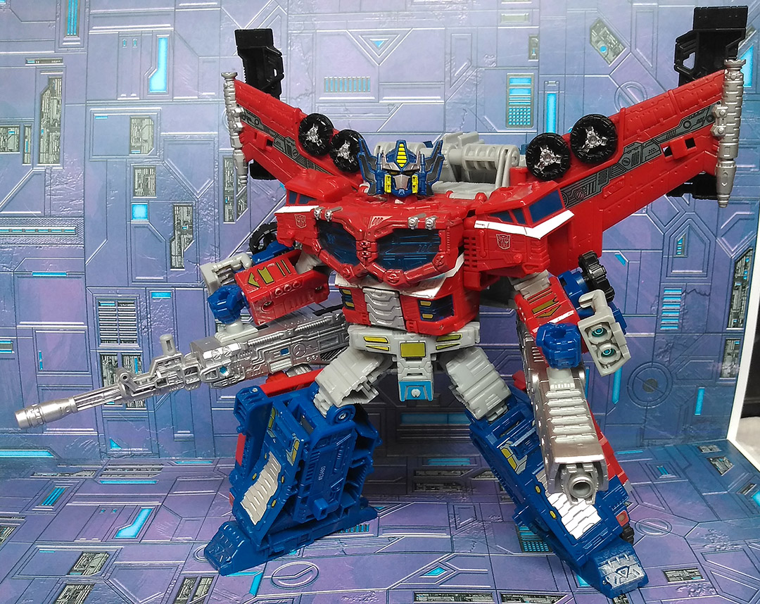Siege Galaxy Upgrade Optimus Prime + Reprolabels + Upgrade Kit 115 ...