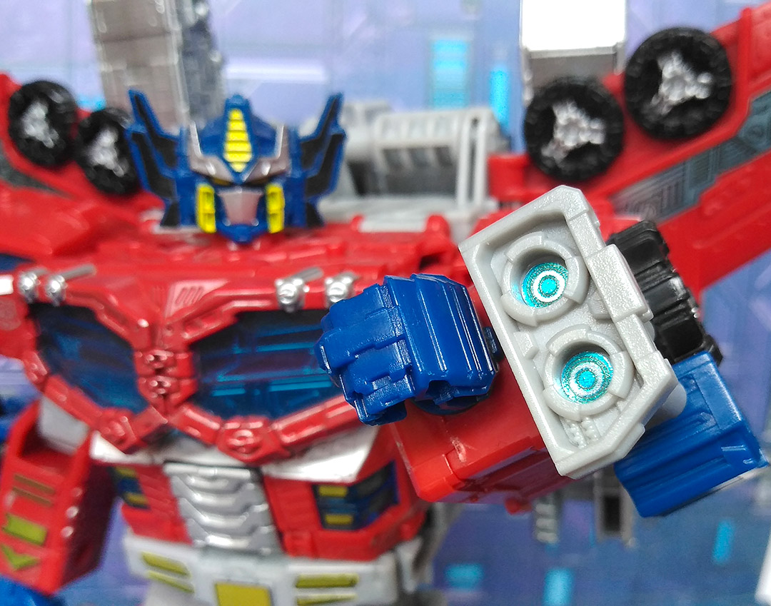 Siege Galaxy Upgrade Optimus Prime + Reprolabels + Upgrade Kit 115 ...