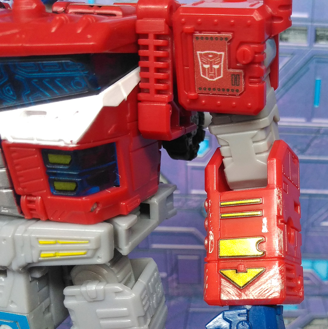 Siege Galaxy Upgrade Optimus Prime + Reprolabels + Upgrade Kit 115 ...