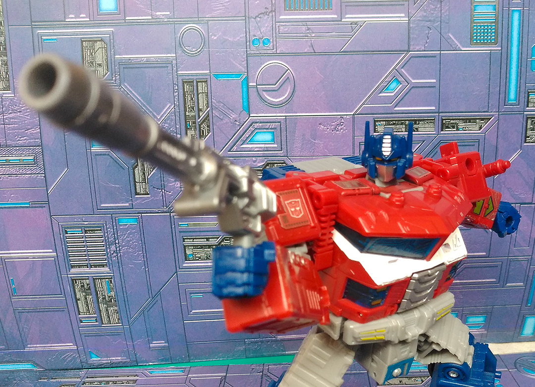Siege Galaxy Upgrade Optimus Prime + Reprolabels + Upgrade Kit 115 ...
