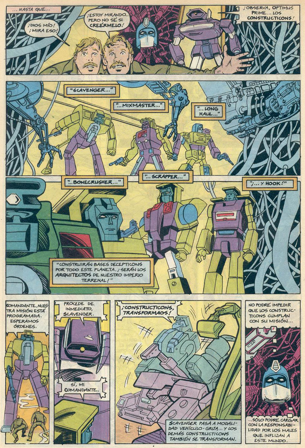 IDW Transformers Galaxies: Constructicons Rising – El Nuevo Origen De ...