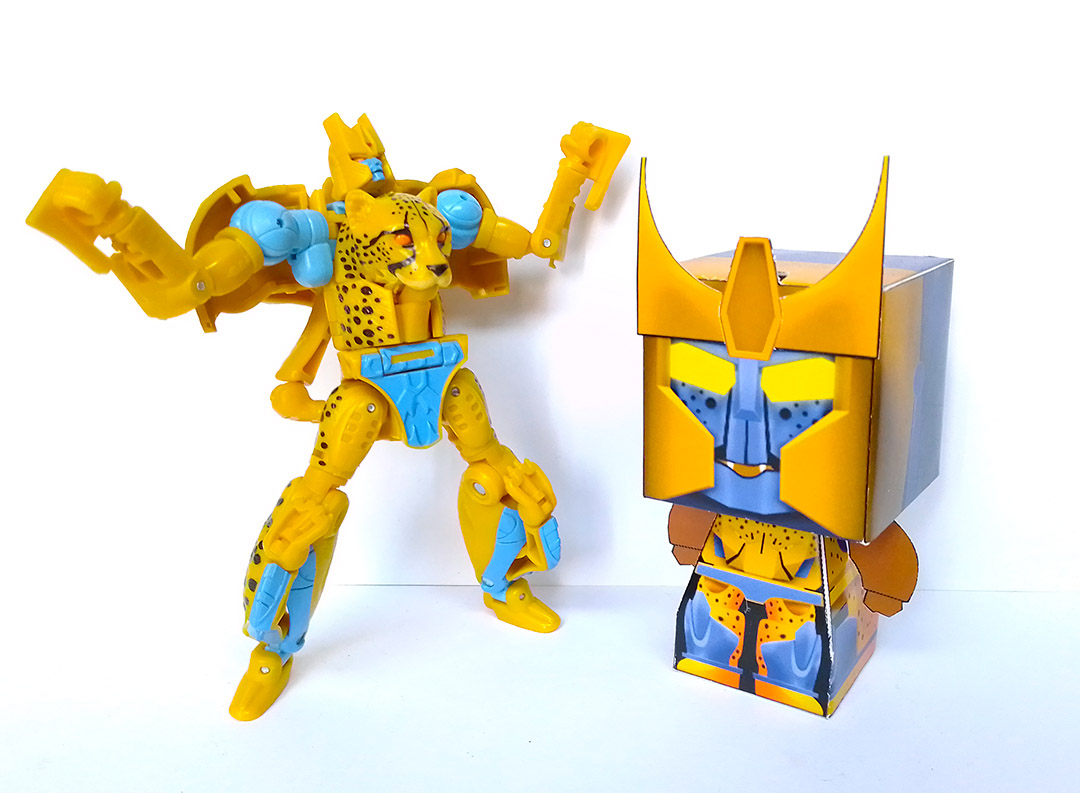 Foto Reseña: Transformers Kindgom Deluxe Cheetor – Cybertron 21