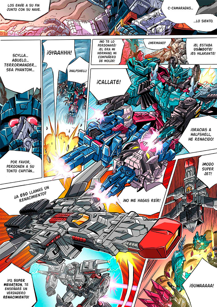 Transformers Generations Selects Super Megatron Web Manga – Cybertron 21