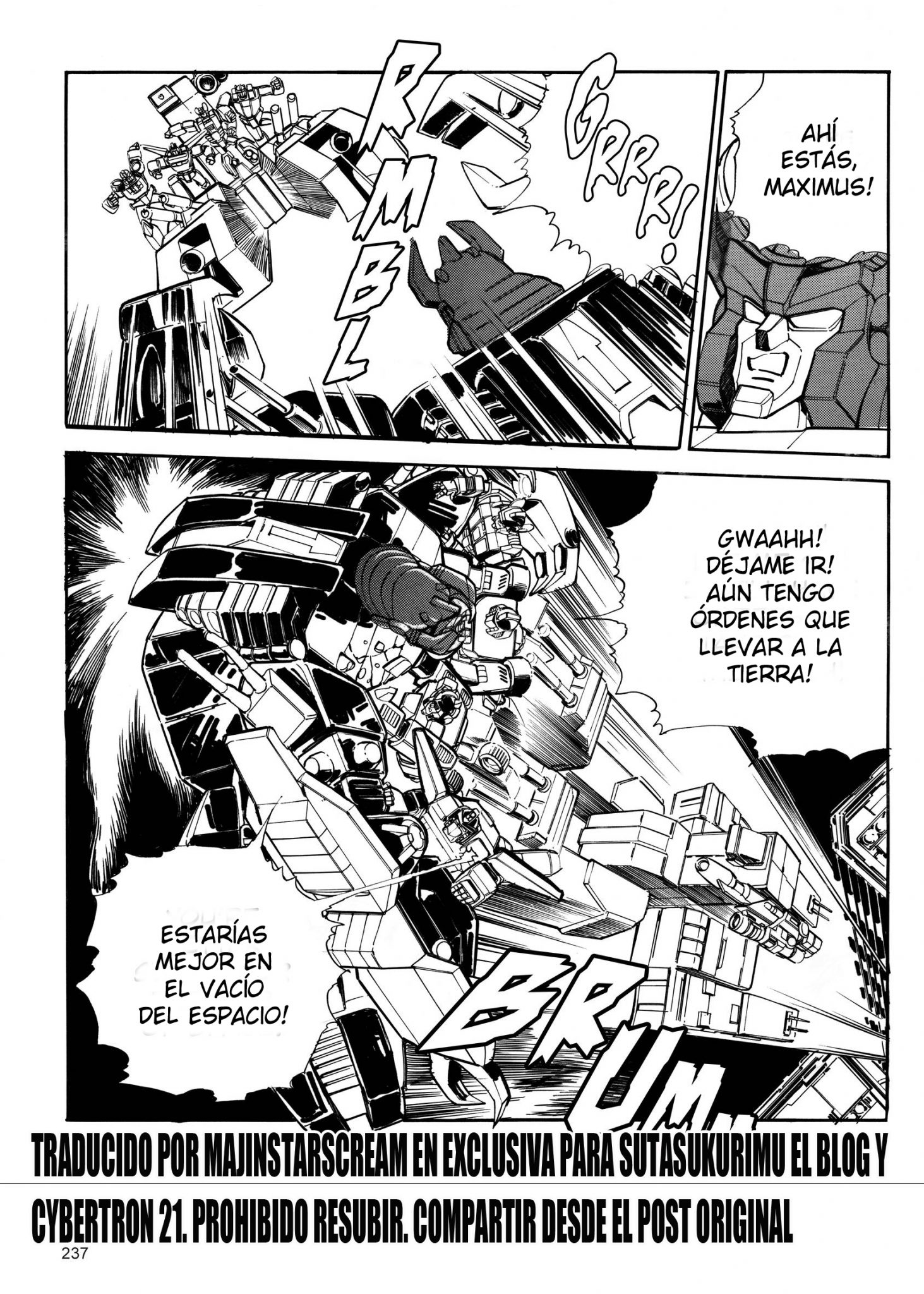 Transformers: El Manga (En Español) #35 – Cybertron 21