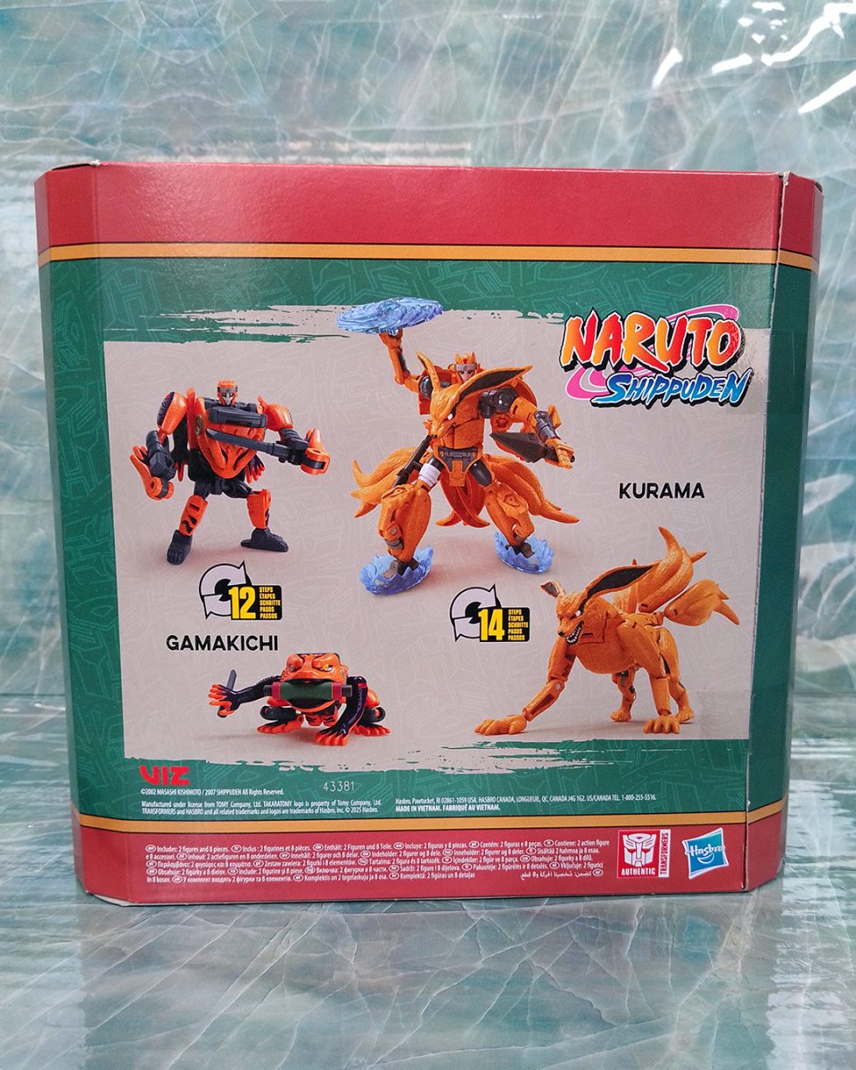 Foto Reseña: Transformers Collaborative: Naruto x Transformers – Kurama & Gamakichi – Cybertron 21